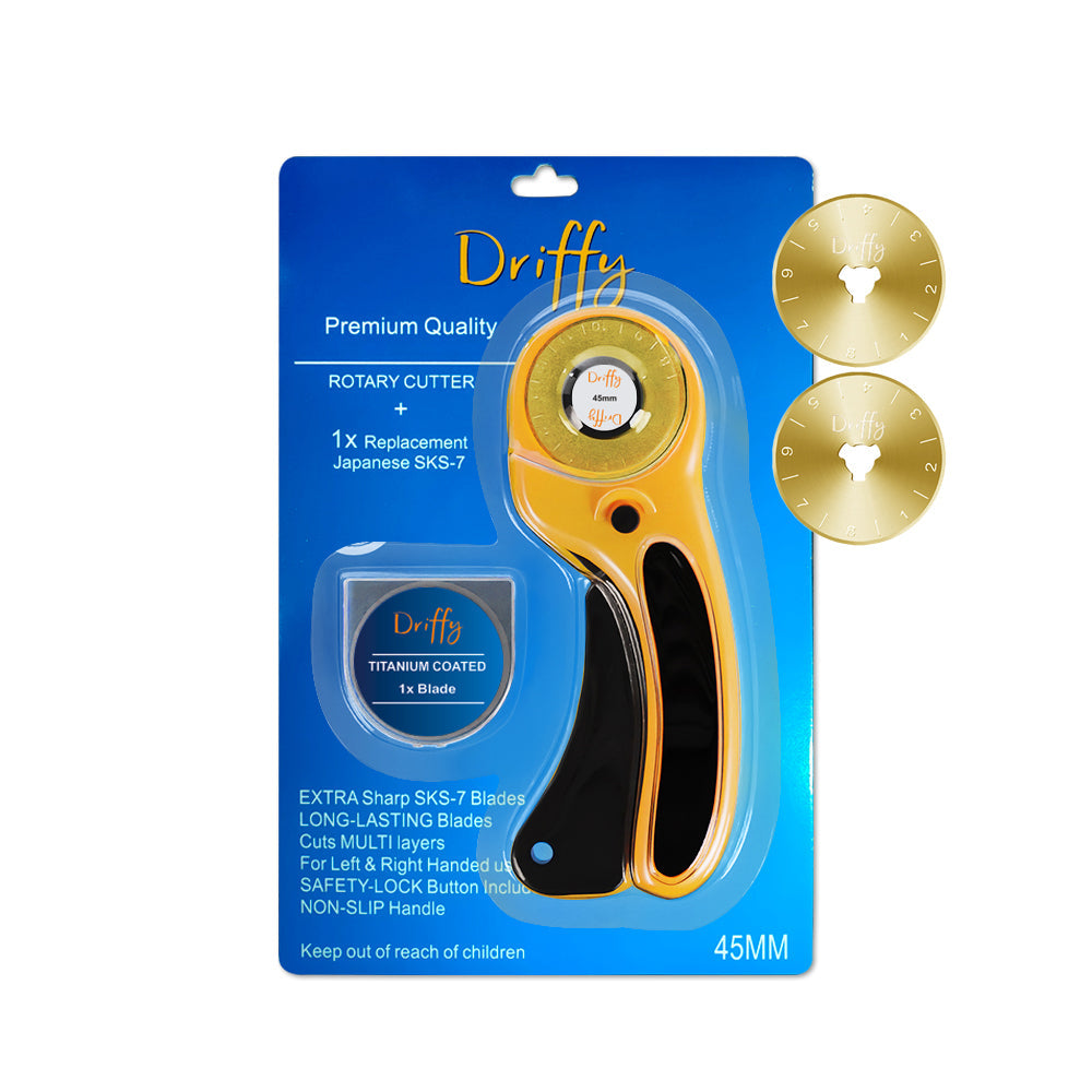 Selecting the Ideal Rotary Cutter Size – Driffy Rotary cutters and Blades